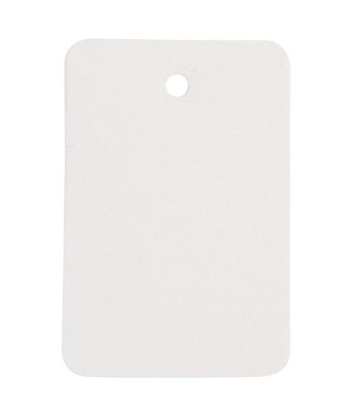 Plain White Unstrung Tag 1 1/4" x 1 7/8" - Freedom Distribution