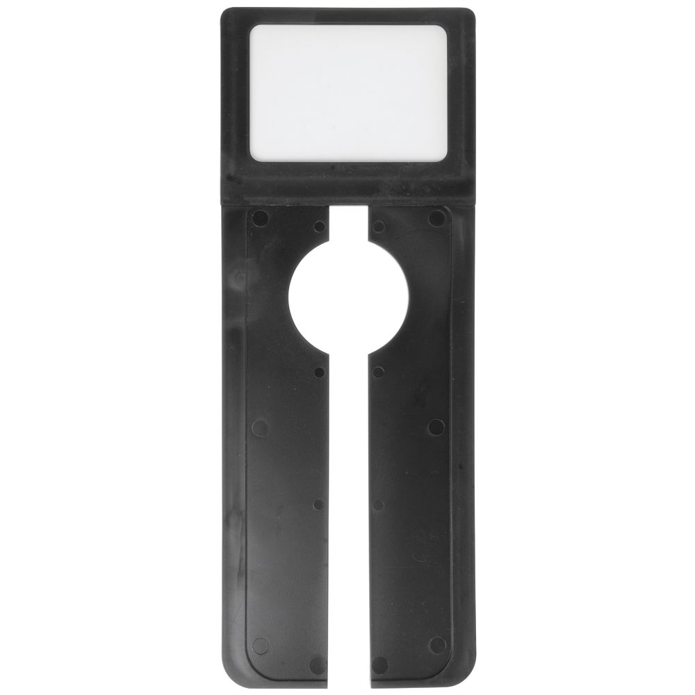 Black Rectangular Size Dividers With a Framed Window - Freedom Distribution