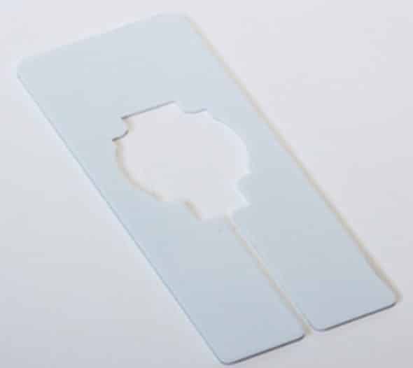 White rectangular size/merchandise dividers - Freedom Distribution