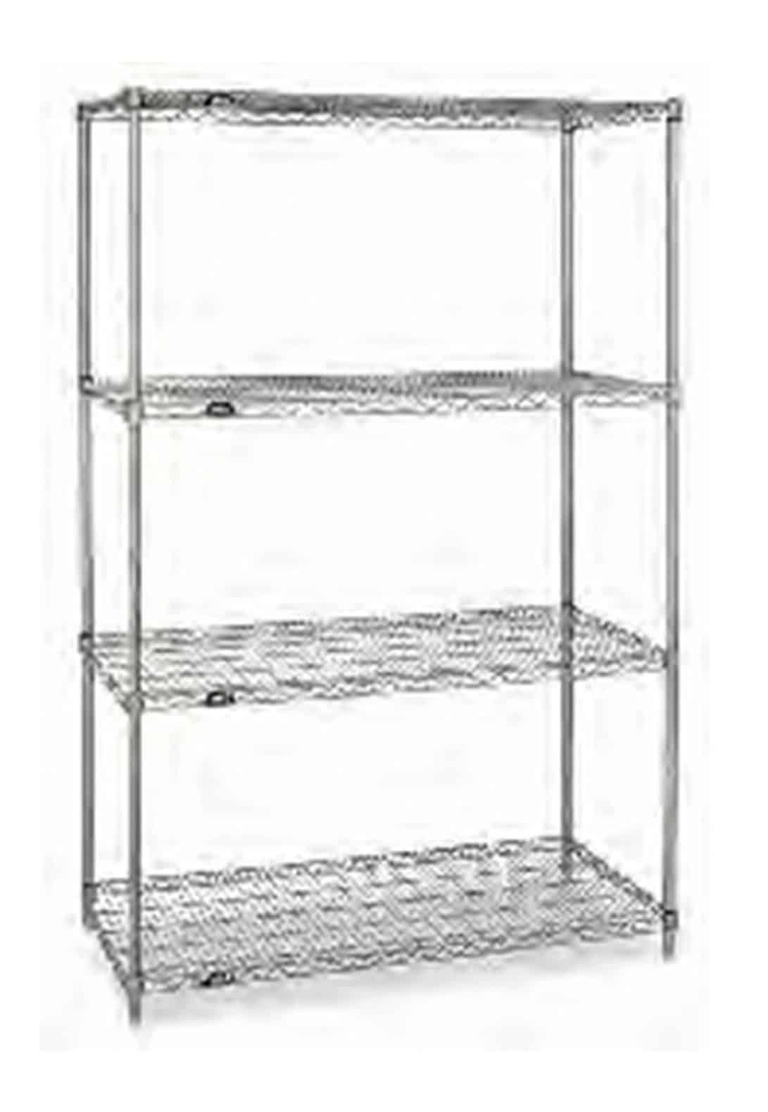 Stationary Wire Shelving Unit - Freedom Distribution