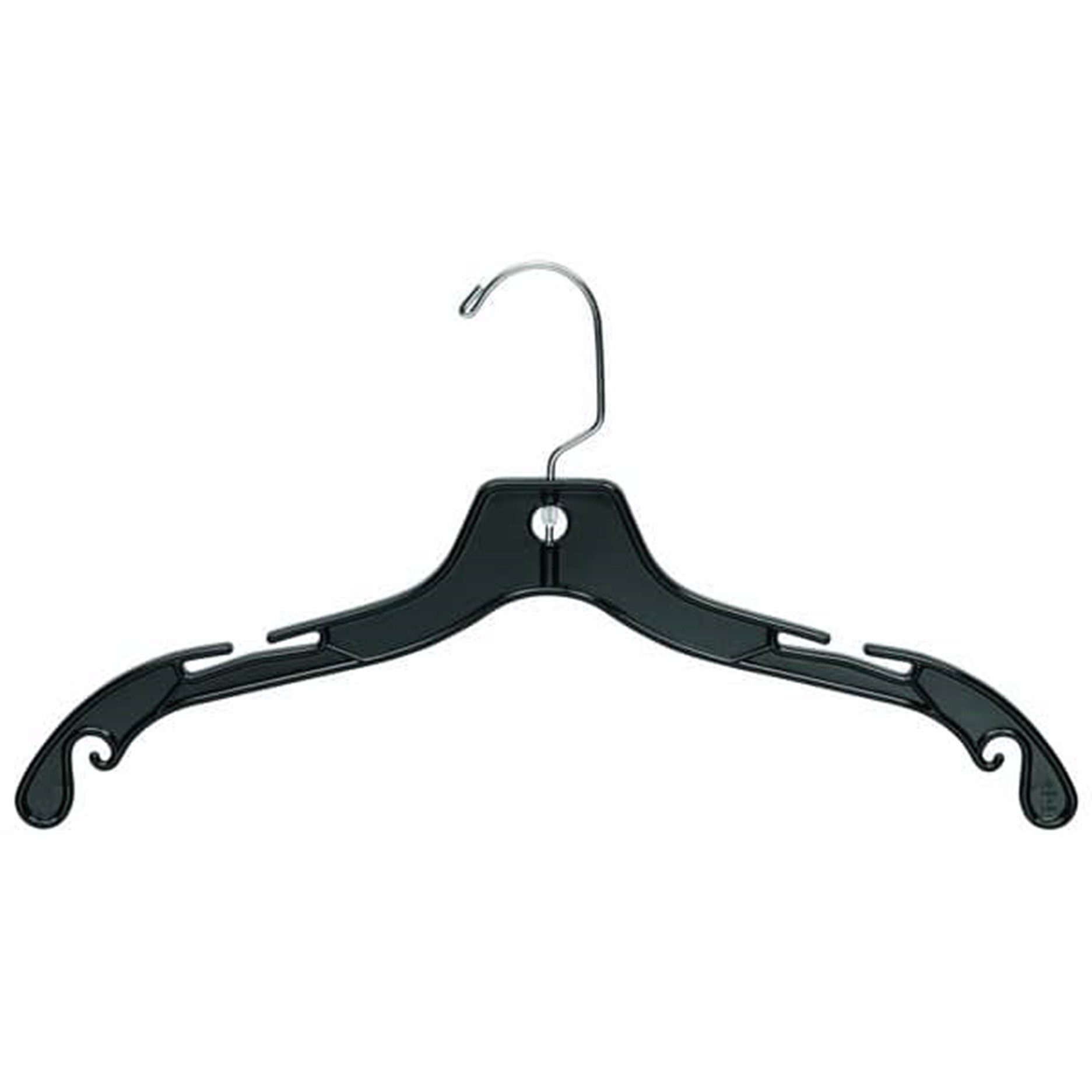 17" New Heavy Duty Top Black Hanger - Freedom Distribution
